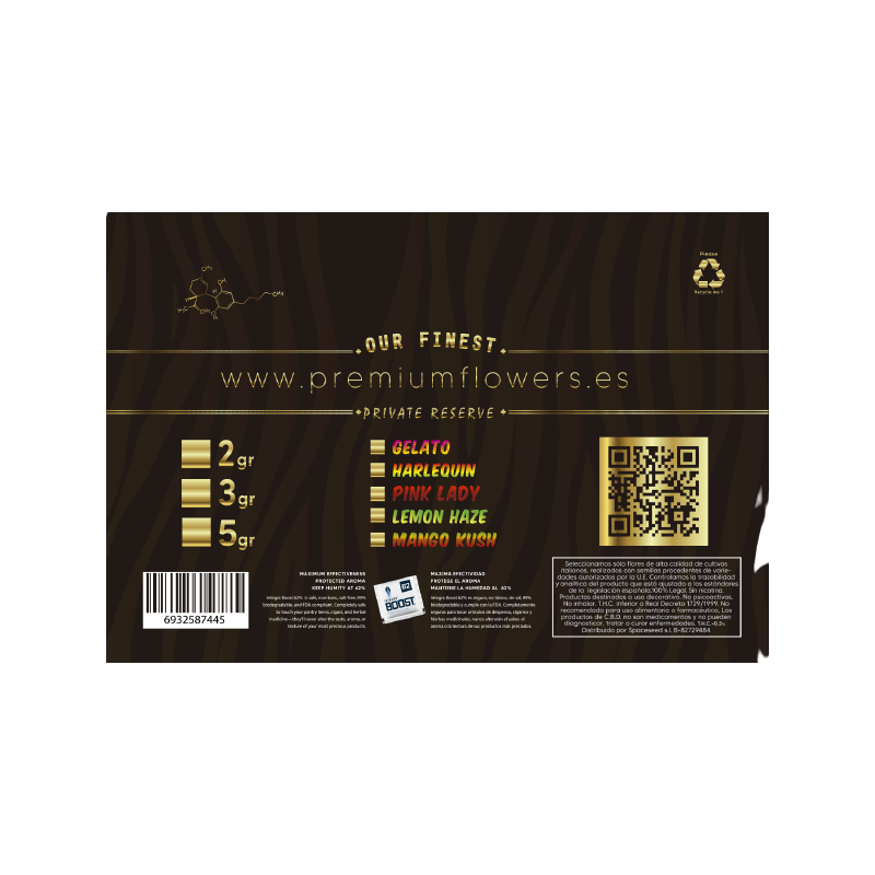 Mango Kush Indoor CBD (3 Gramos)